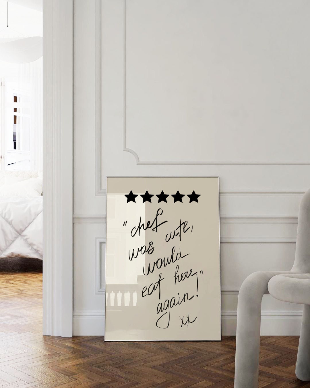 Chef Was Cute Print, Kitchen Wall Art, Chef Was Cute Would Eat Here ...