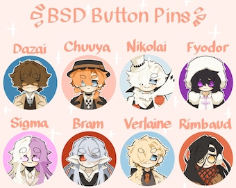 BSD Button Pins - Etsy UK