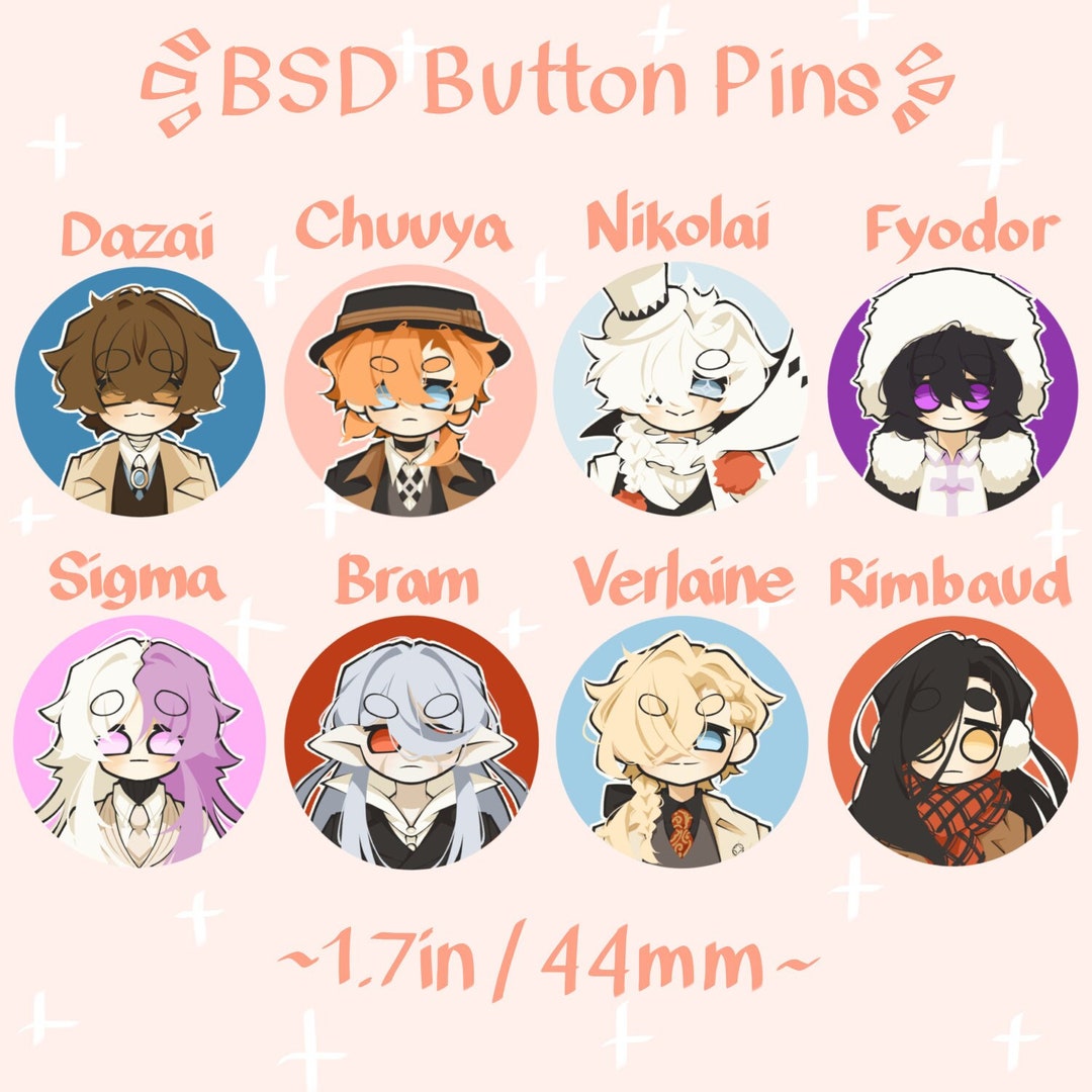 BSD Button Pins - Etsy