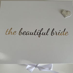The Ultimate Luxury Personalised Bridal Hamper in Beautiful Gift Box ...