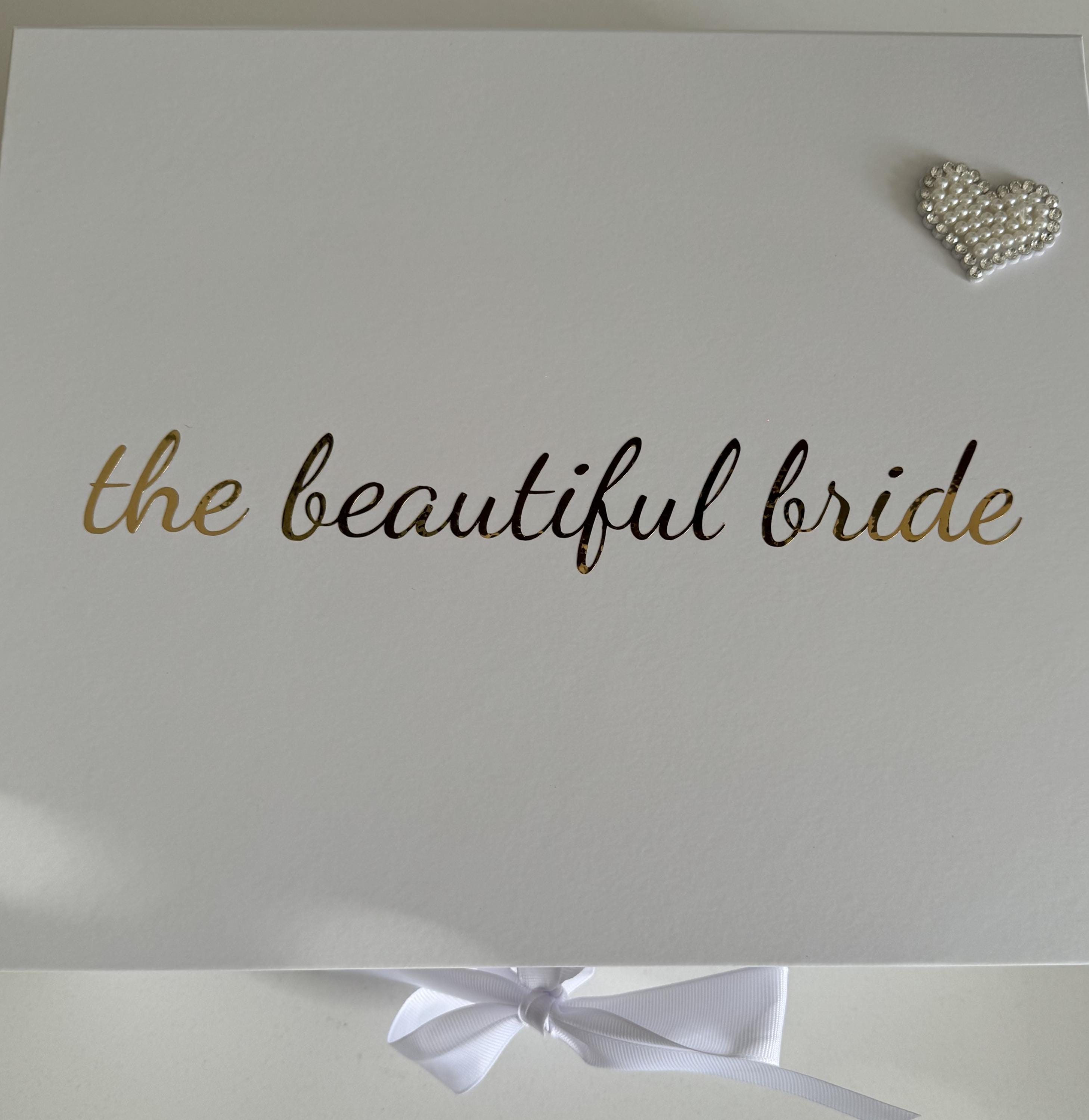 The Ultimate Luxury Personalised Bridal Hamper in Beautiful Gift Box ...
