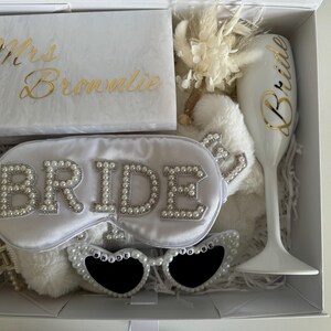 The Ultimate Luxury Personalised Bridal Hamper in Beautiful Gift Box ...