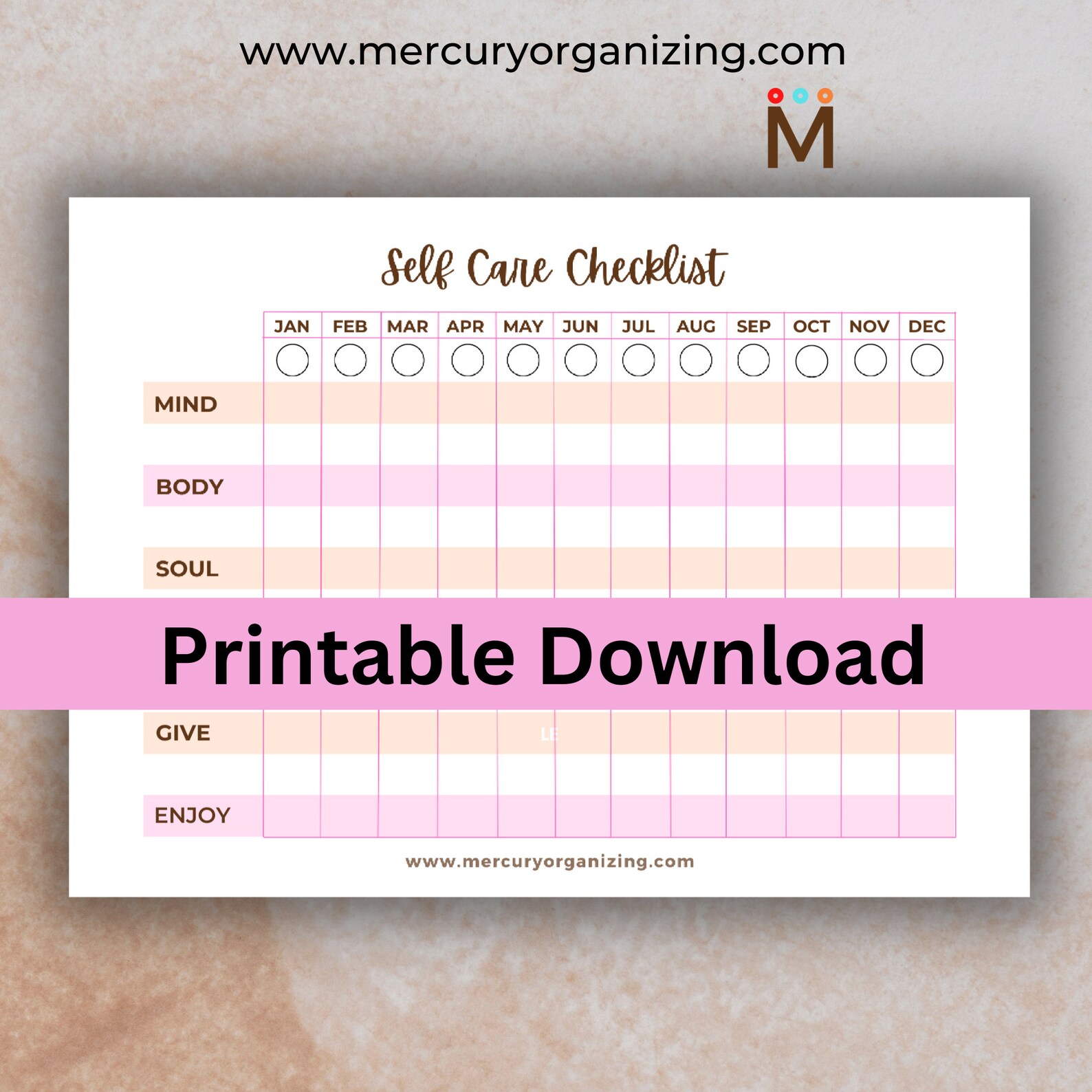 Self Care Checklist | Self Esteem | Self Love Worksheet | Self Care ...