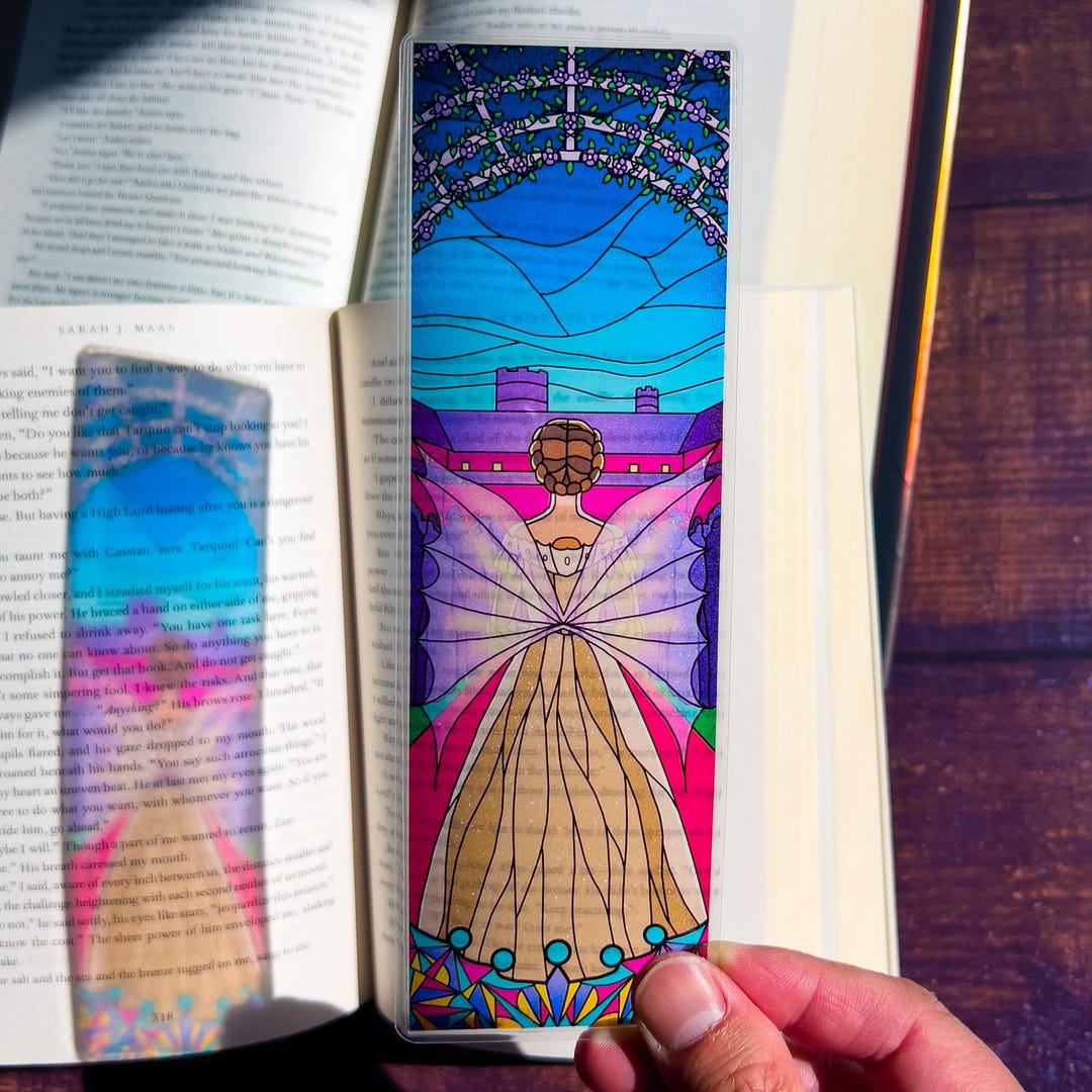 Ever After Stained Glass Bookmarks (cinderella Transparent Bookmark ...