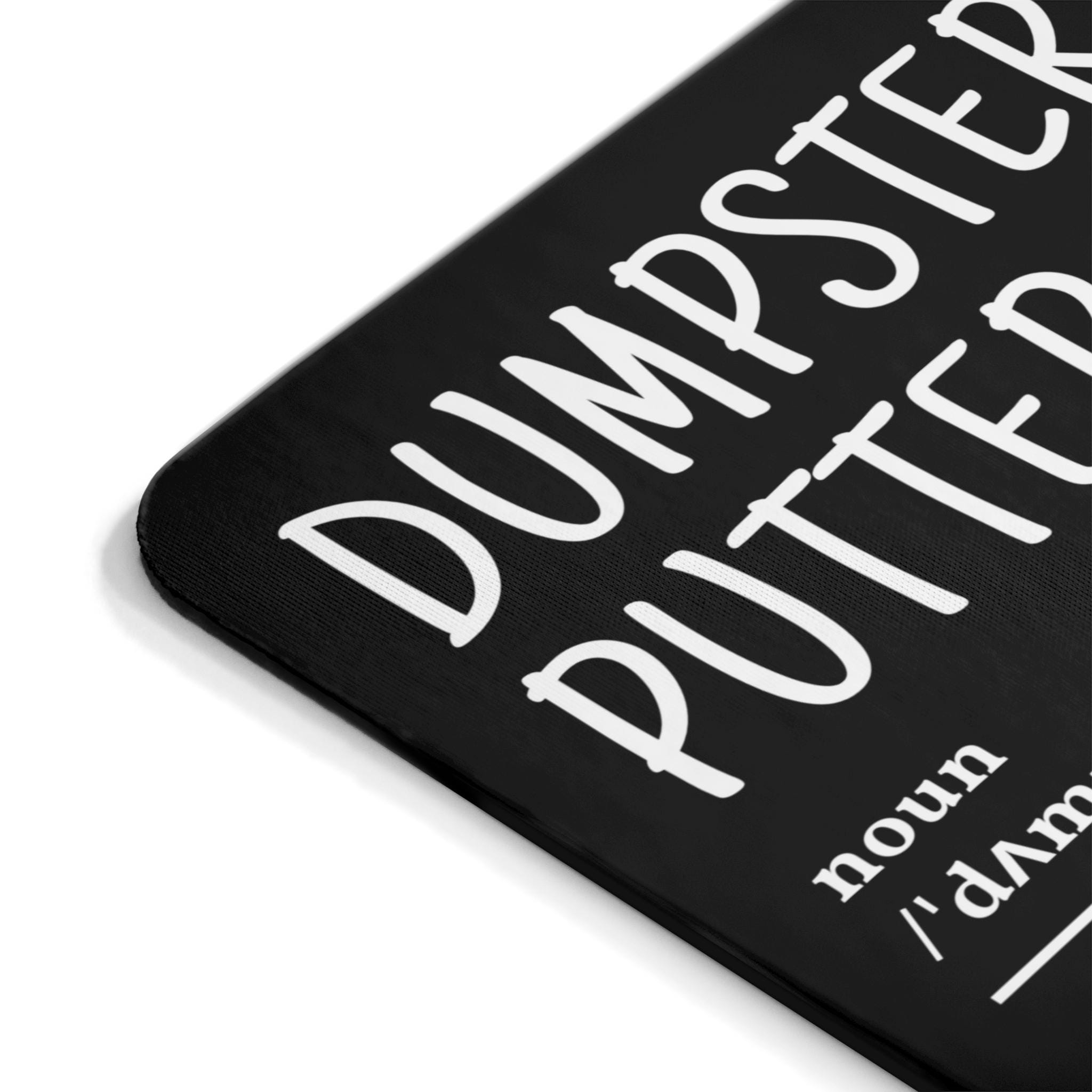 Personalized Dumpster Fire Putter-outer Funny Mouse Pad for Problem ...