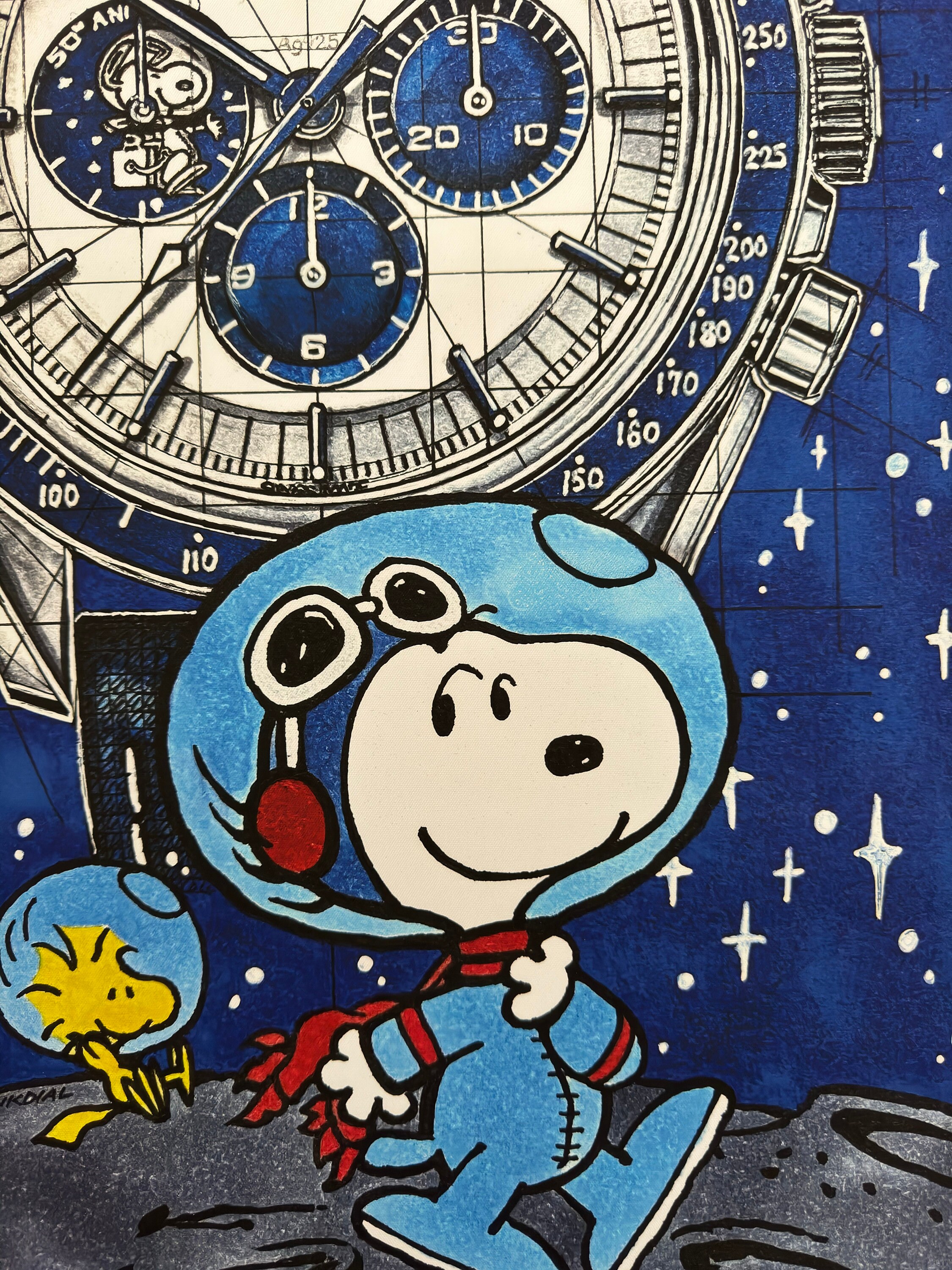Omega Speedmaster Snoopy Moonwatch Artwork Poster 50x70cm - Etsy