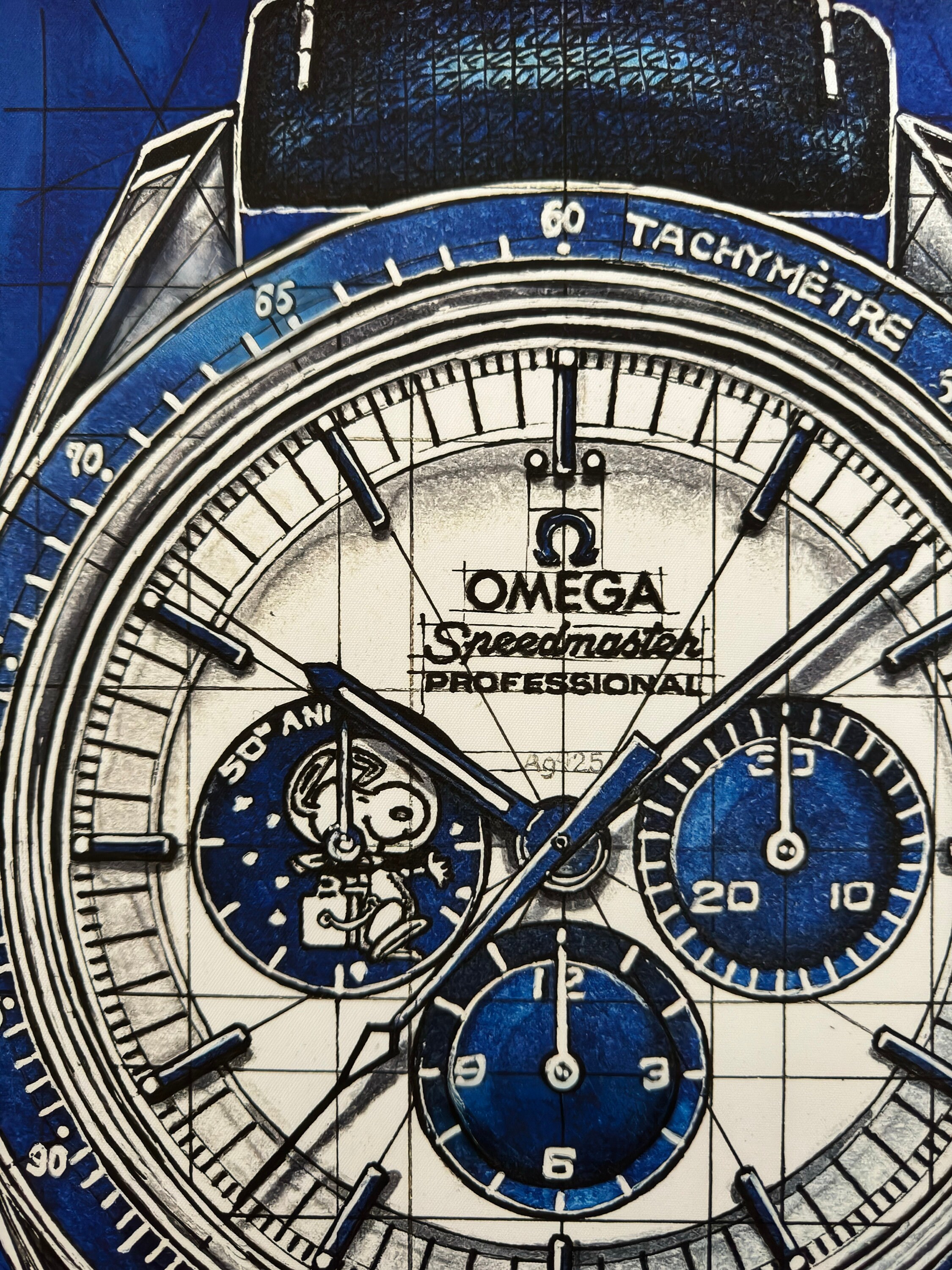 Omega Speedmaster Snoopy Moonwatch Artwork Poster 50x70cm - Etsy