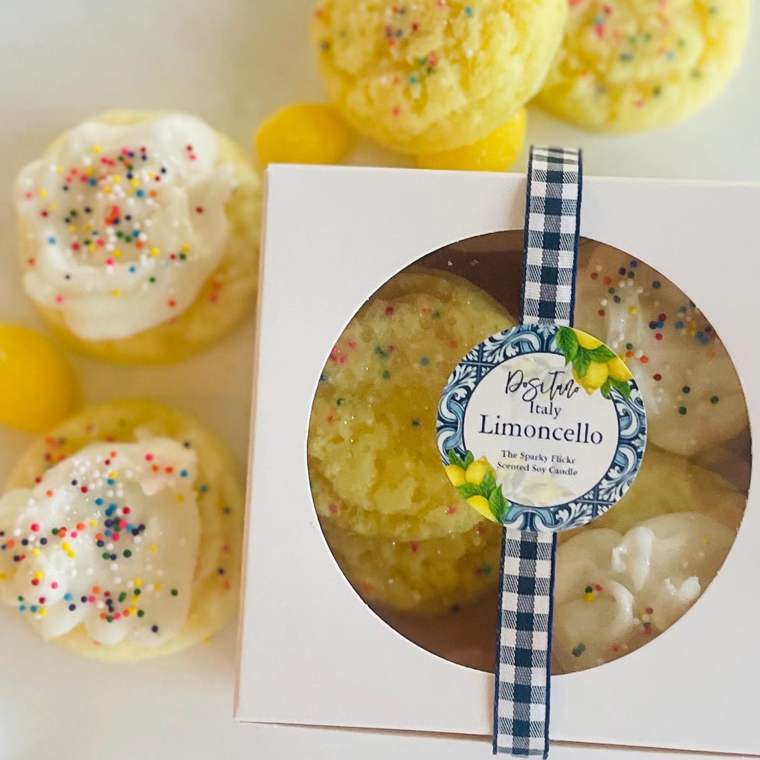 Limoncello Wax Melt Cookies, Scented Limoncello Cream, Realistic Bakery ...