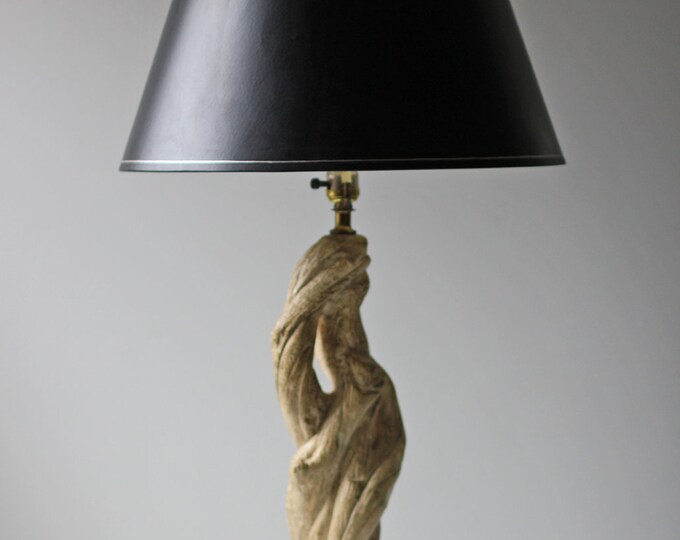 ON Sale.....white Tree Branch Table Lamp Unique Vintage Chalkware Lamp ...