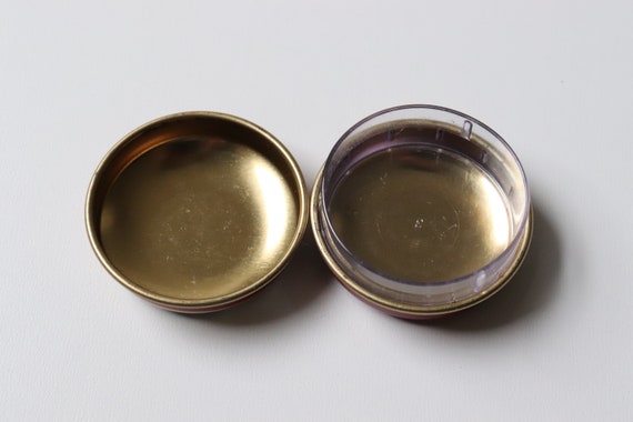 Round Tin Compact Pill Box Victorian Girls; Fancy Pil… - Gem