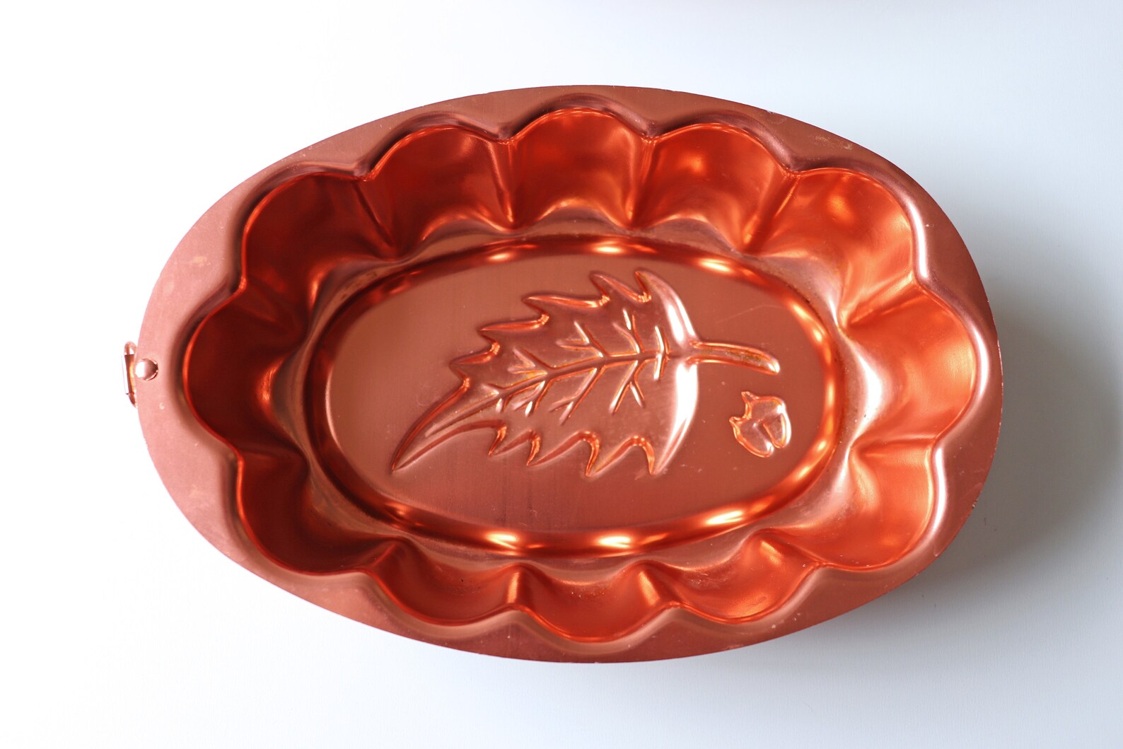 2 Vintage Copper Bundt Cake Pan Metal Cake Baking Pan | Etsy