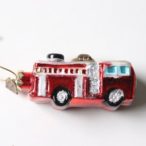 Little Red Truck Tree Ornament; Vintage Thomas Pacconi Handblown ...