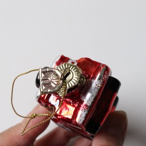 Little Red Truck Tree Ornament; Vintage Thomas Pacconi Handblown ...