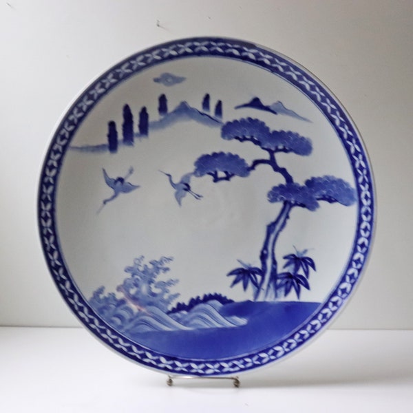 Japanese Arita Plates Blue and White - Etsy