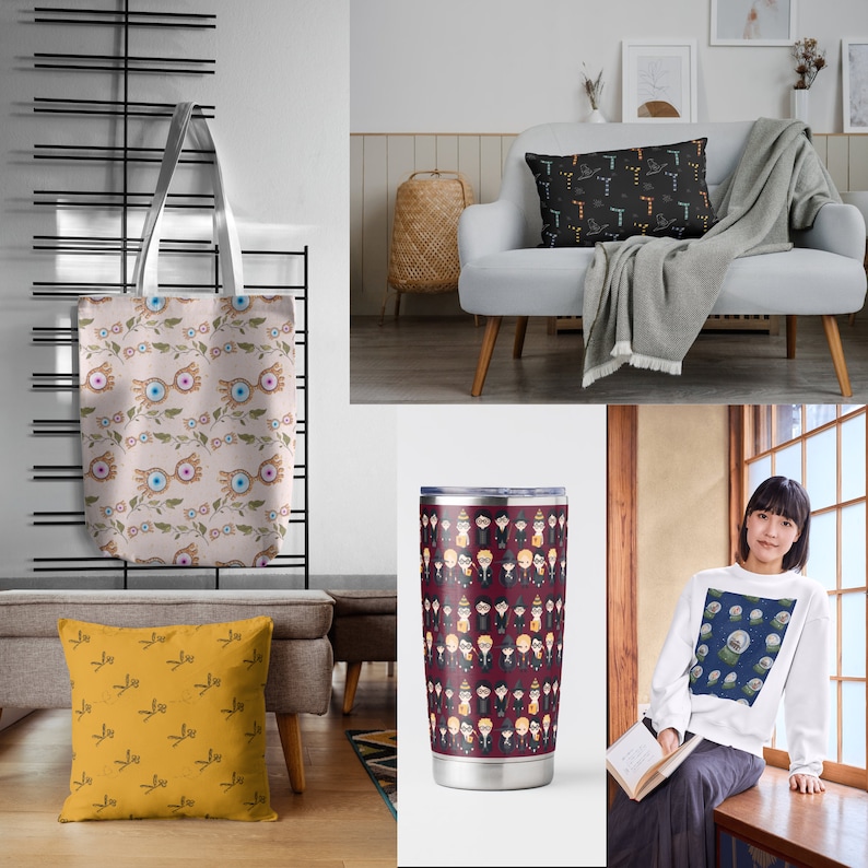 Wizard HP Digital Paper Wizard Pattern Digital Paper Magic Background ...