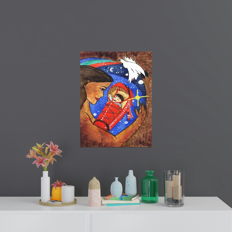 Sarahkka Goddess Art Print 8x10 12x16 24x32 Sámi Mythology, Lapland ...