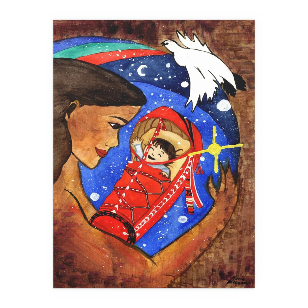 Sarahkka Goddess Art Print 8x10 12x16 24x32 Sámi Mythology, Lapland ...