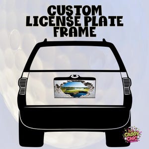 Golf Theme License Plate, Personalized Photo License Plate, Gift USA ...