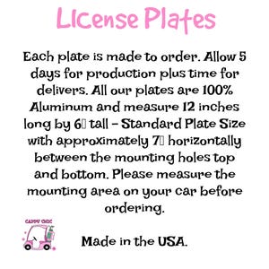 Golf Theme License Plate, Personalized Photo License Plate, Gift USA ...