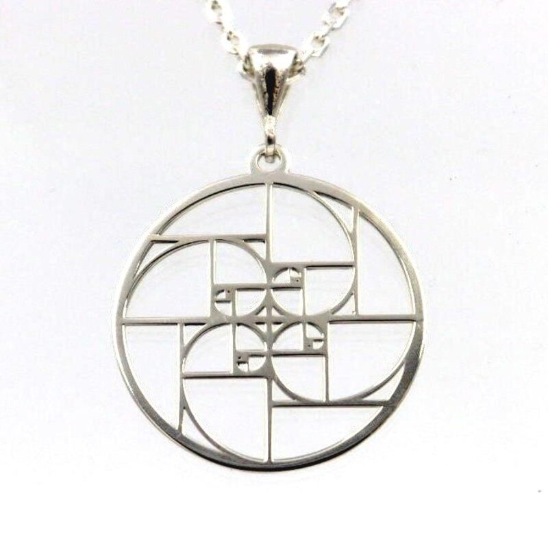 Fibonacci Pendant - Etsy