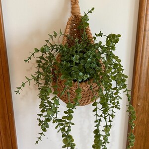 Crocheted Basket, Tear-drop Basket, Wall Mounted Basket - Etsy