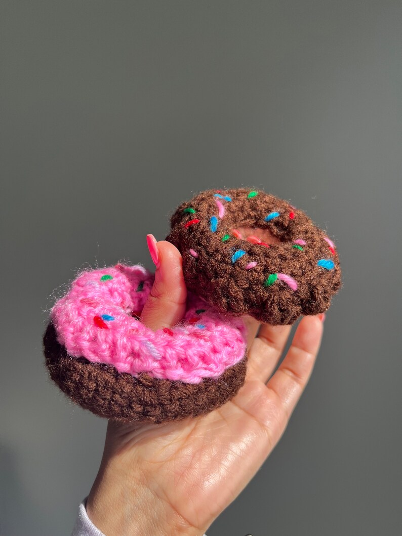 2 in 1 Crochet Pattern, Adorable Donut Plushies, Amigurumi Crochet ...