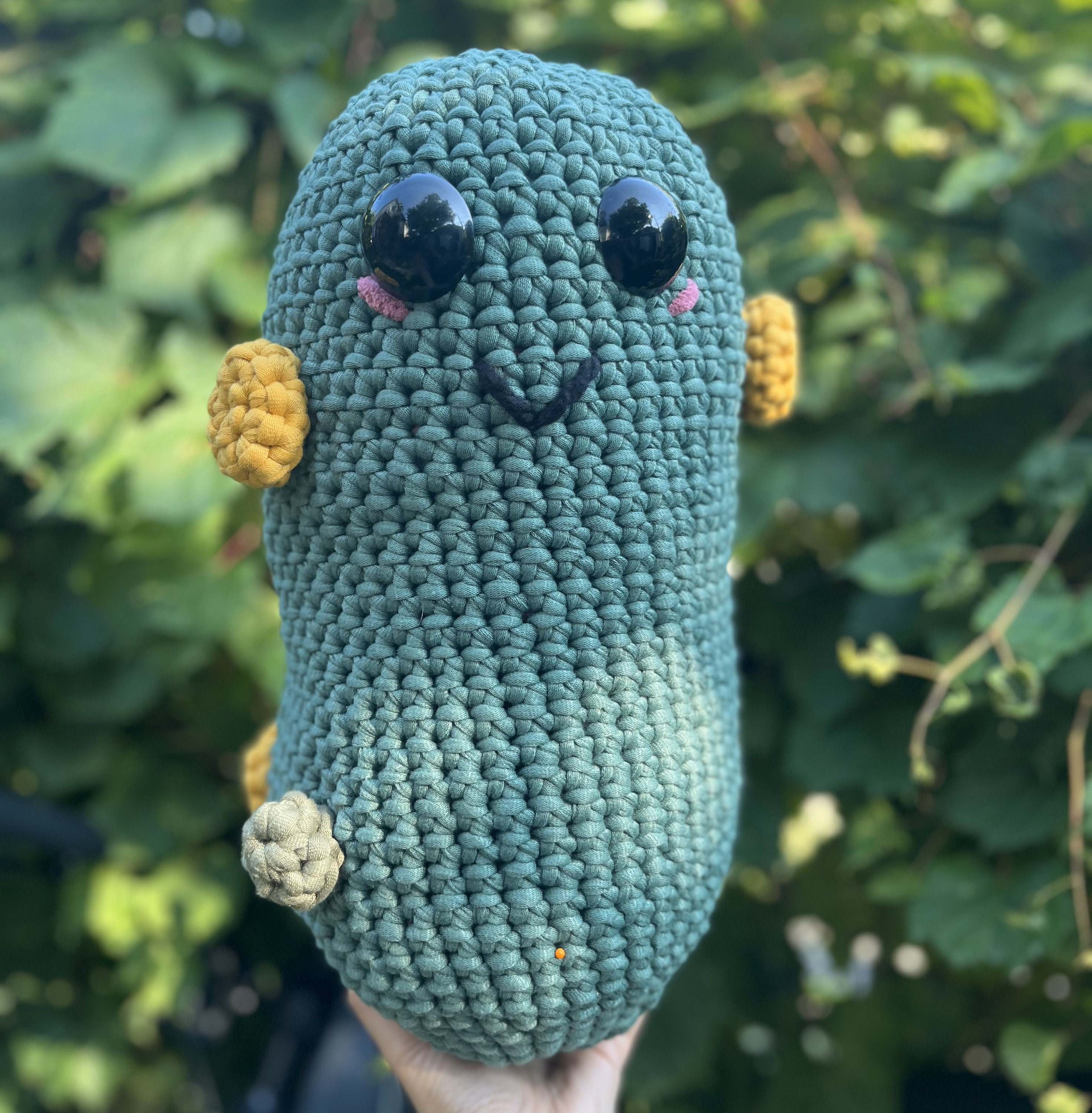 HUGE Pickle Crochet Pattern, Adorable Pickle Plushies, Amigurumi ...
