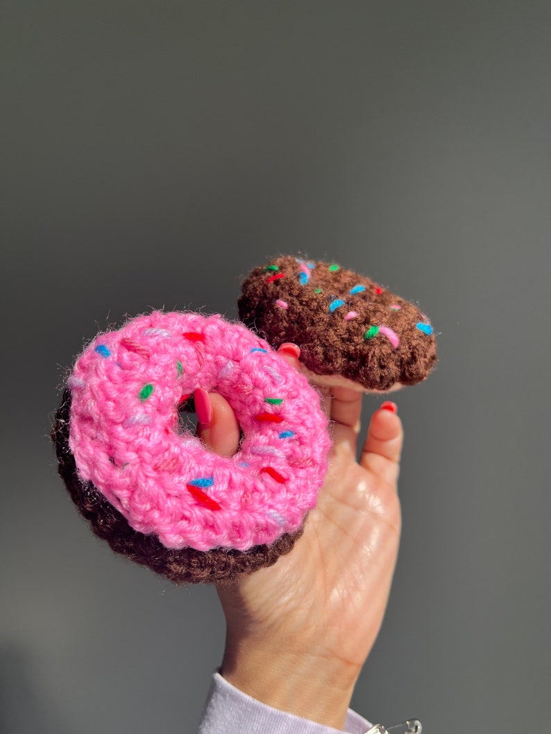 2 in 1 Crochet Pattern, Adorable Donut Plushies, Amigurumi Crochet ...