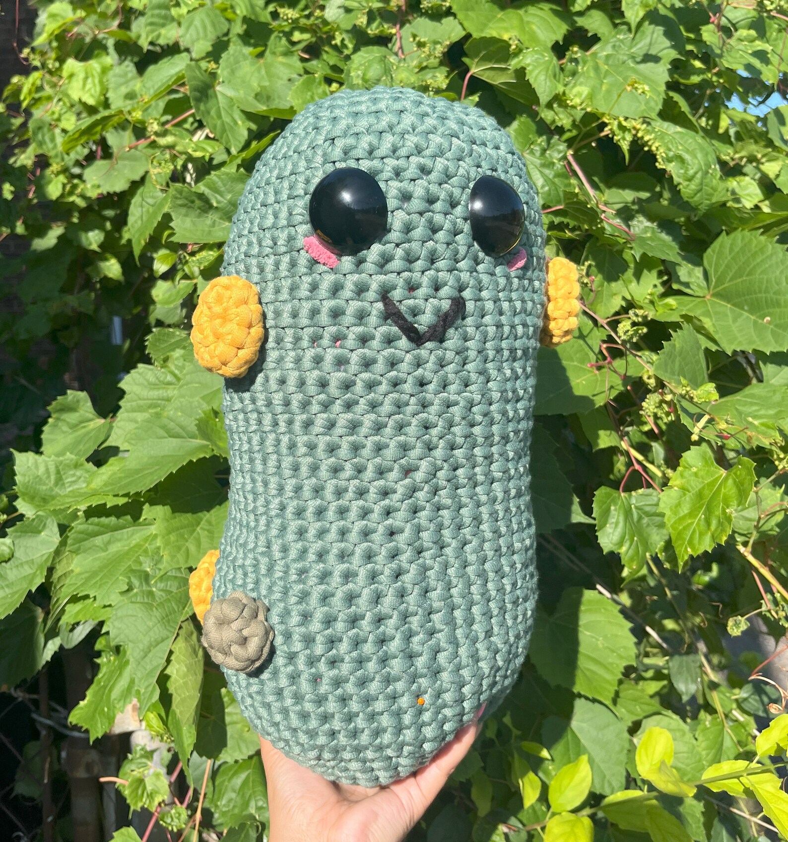 HUGE Pickle Crochet Pattern, Adorable Pickle Plushies, Amigurumi ...