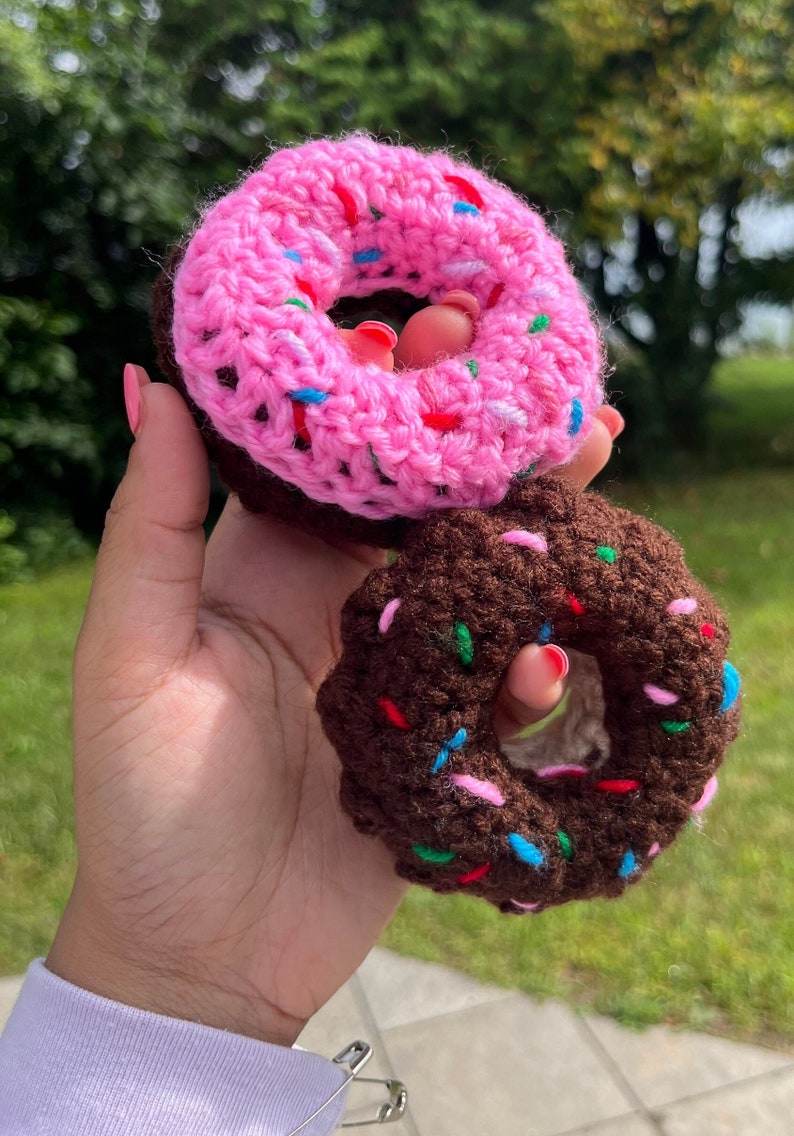 2 in 1 Crochet Pattern, Adorable Donut Plushies, Amigurumi Crochet ...