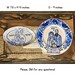 Custom Portrait Ceramic Plate Personalized Hand Painted Plate Unique ...