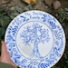 Custom Hand Painted Plate Family Tree Ceramic Plate Unique Christmas ...