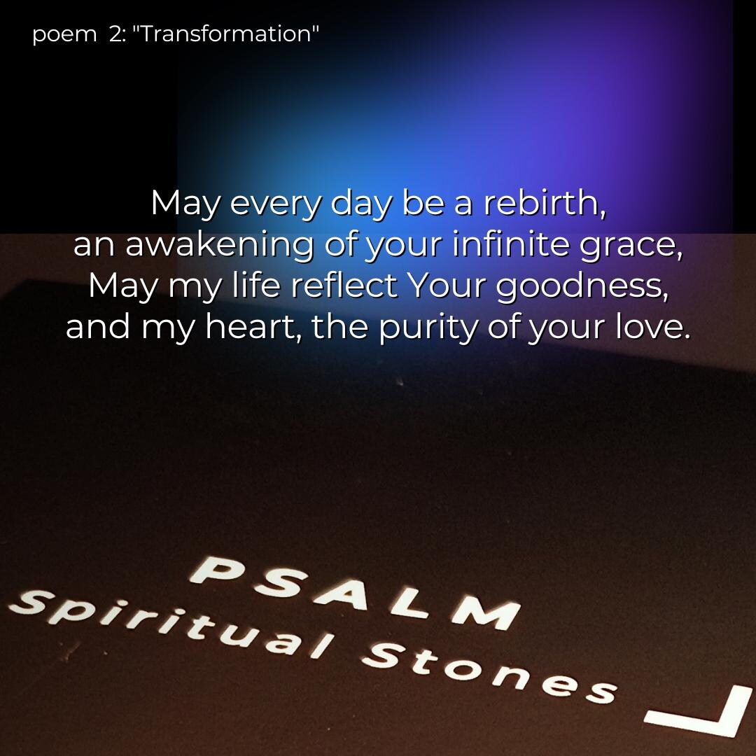 POEM. Inspired by PSALMS. Engravings. Semi-precious Stones. Christian ...