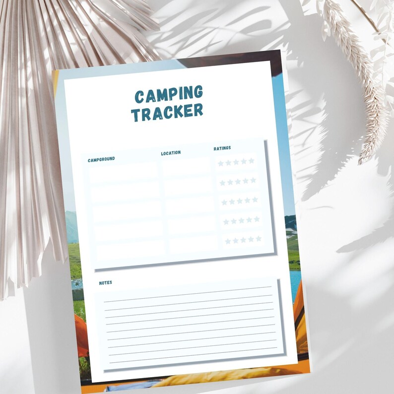 Modern Camping Planner Editable Camping Planner Printable Camping Trip ...