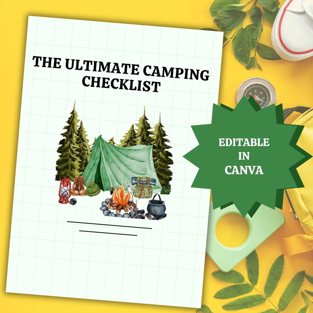 The Ultimate Camping Checklist | Camping Planner | Printable Camping ...
