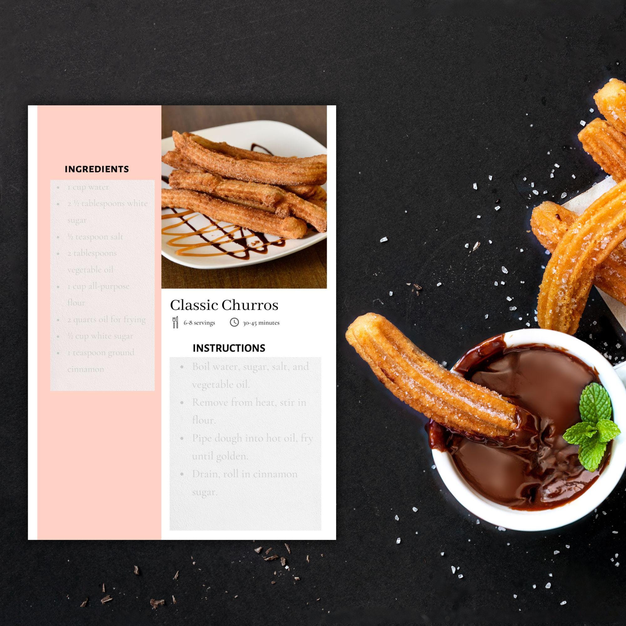 3 Churros Recipes | Classic Traditional Churros | Crispy Churros ...