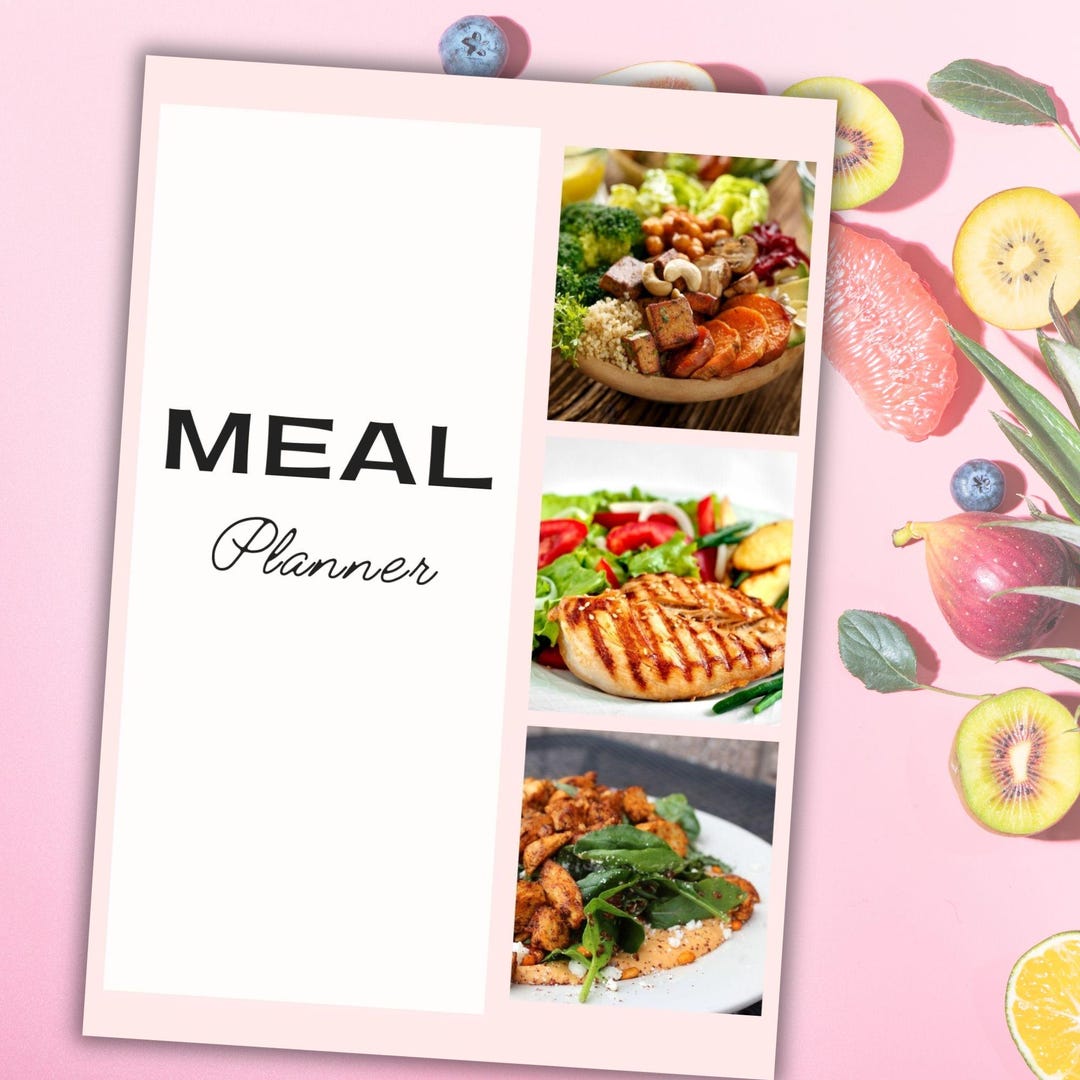 Meal Planner in Daily, Weekly, Monthly | Digital Meal Plan | Diet ...