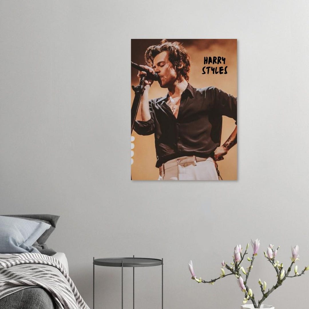 Harry Styles Poster Print Gift Wall Art Framed Music Poster of Harry ...