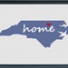North Carolina Home Cross Stitch Pattern, NC State Silhouette (PDF ...