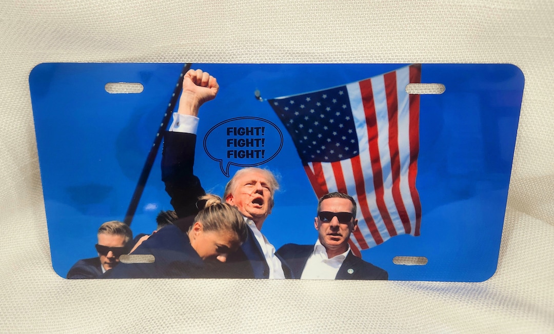 License Plate, UV Coated, TRUMP - Etsy