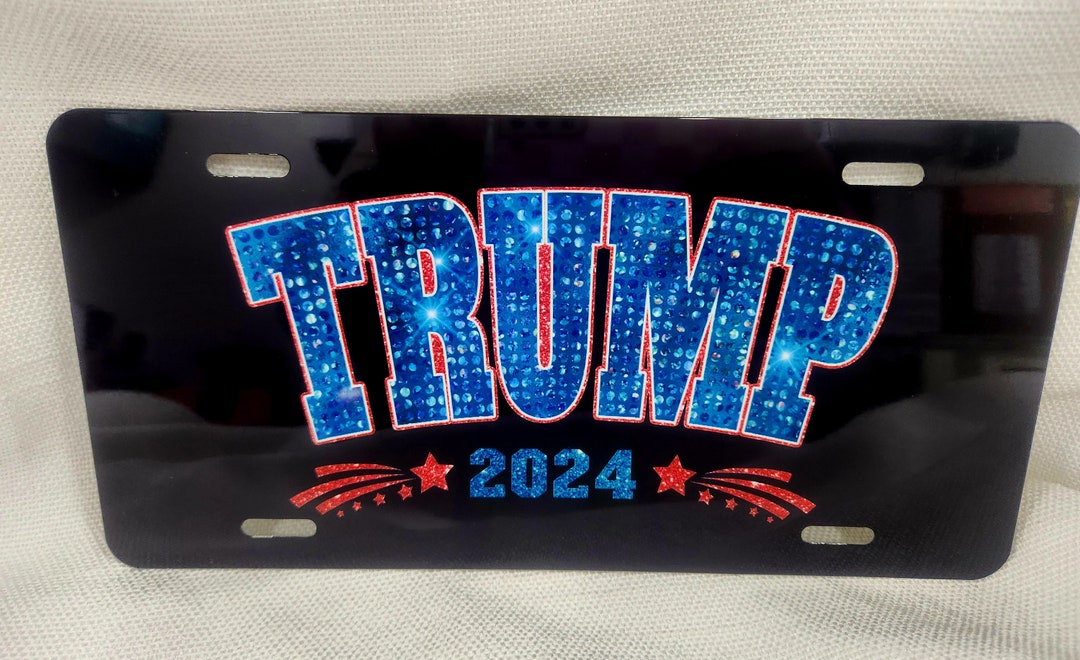 License Plate, UV Protected, Trump 2024 - Etsy