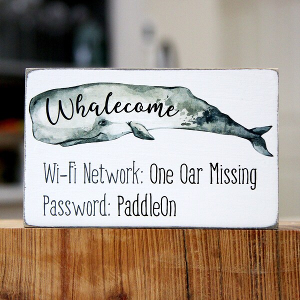 Whalecome - Etsy