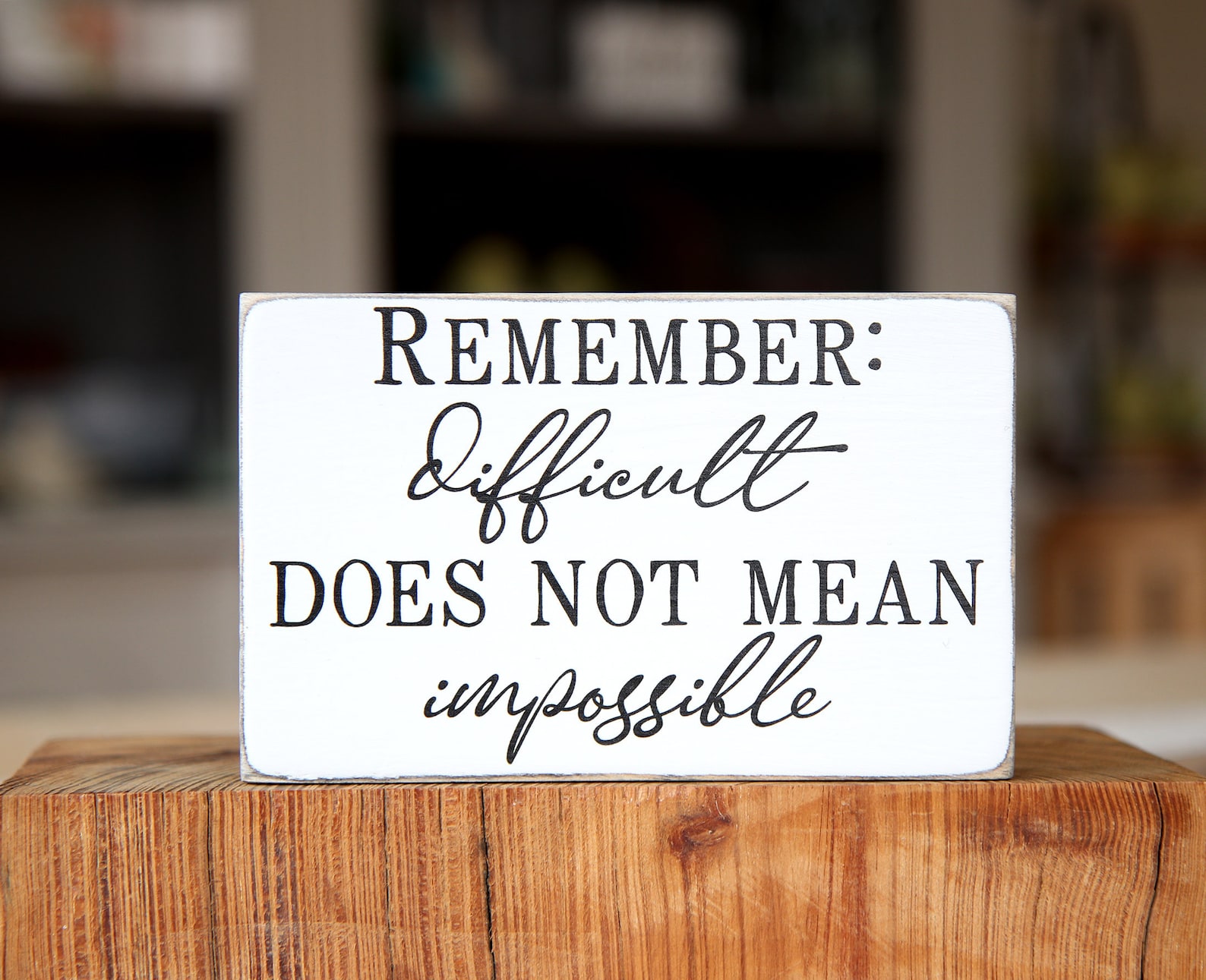 Motivational Sign Office Desk Decor Inspirational Home - Etsy