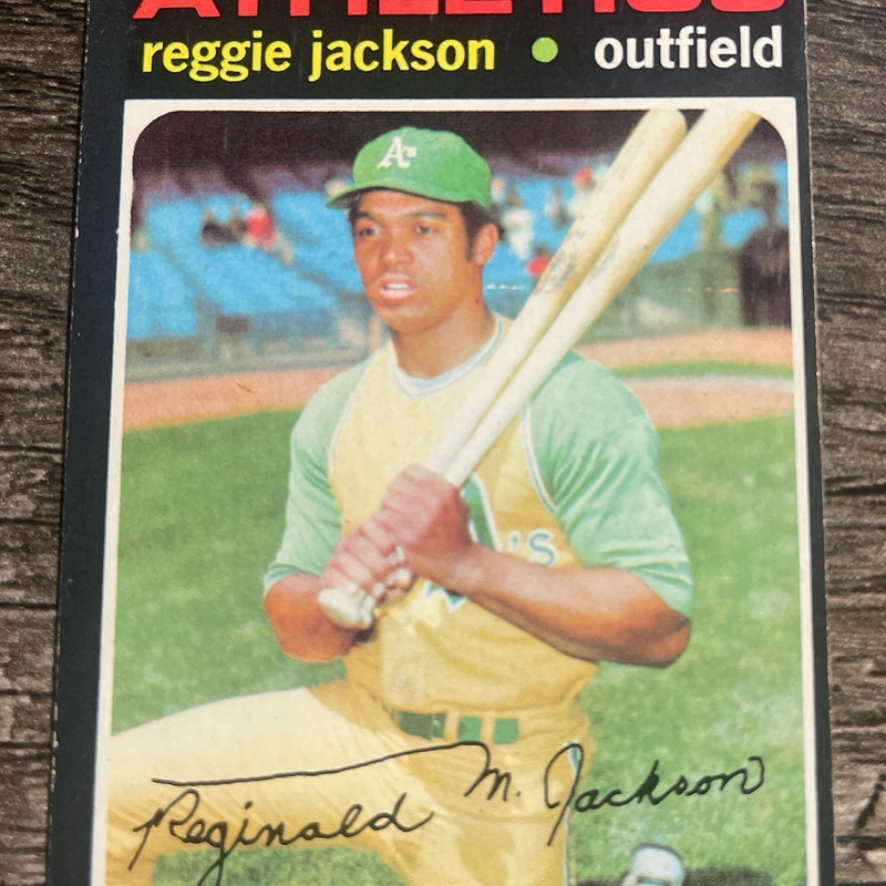Reggie Jackson Baseball Cards - Etsy