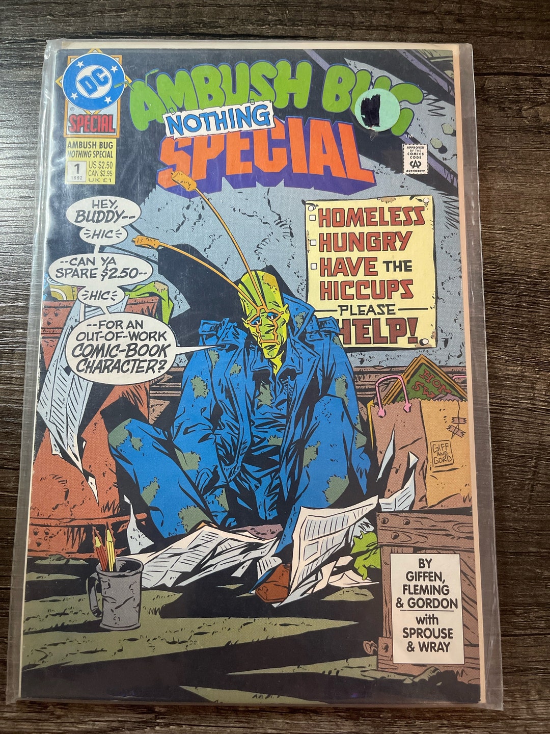 DC 1992 Ambush Bug Nothing Special Comic Book 1 Near Mint - Etsy