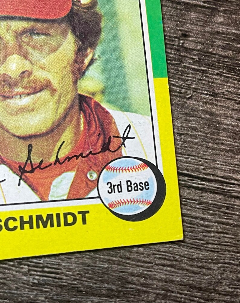 1975 Phillies Mike Schmidt 70 Baseball Card Great Condition - Etsy