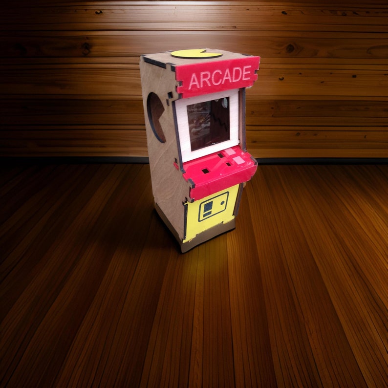 Retro Arcade Machine Mood Light - LED Desk Lamp With USB Power ...