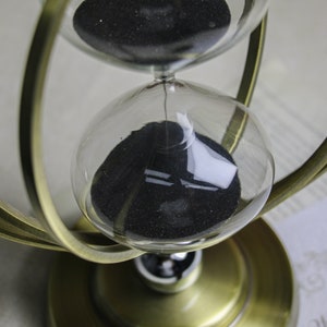 Custom Engraving Refillable Metal Hourglass Personalized Empty ...