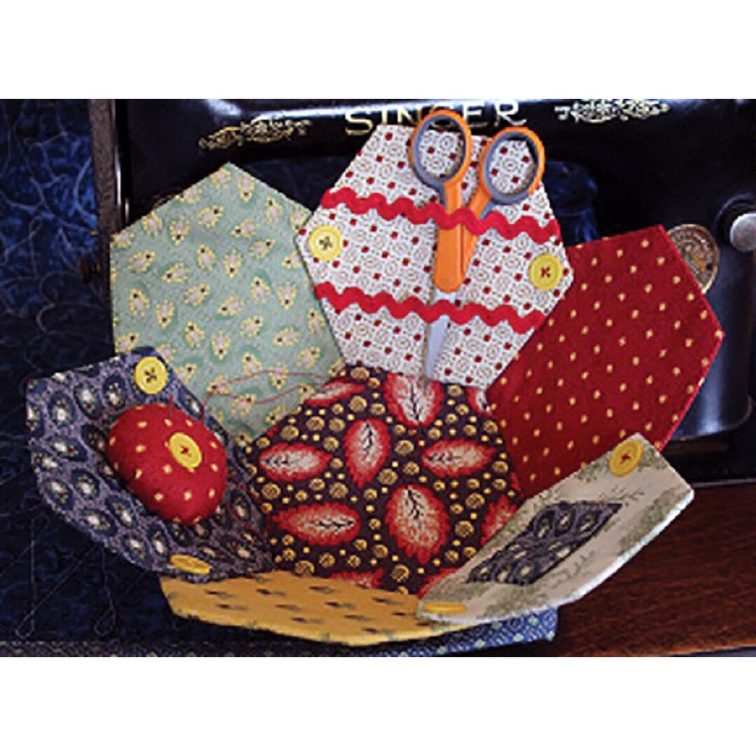 Hexie Sewing Basket - Fabric Basket - Sewing Gift Basket - Charm ...