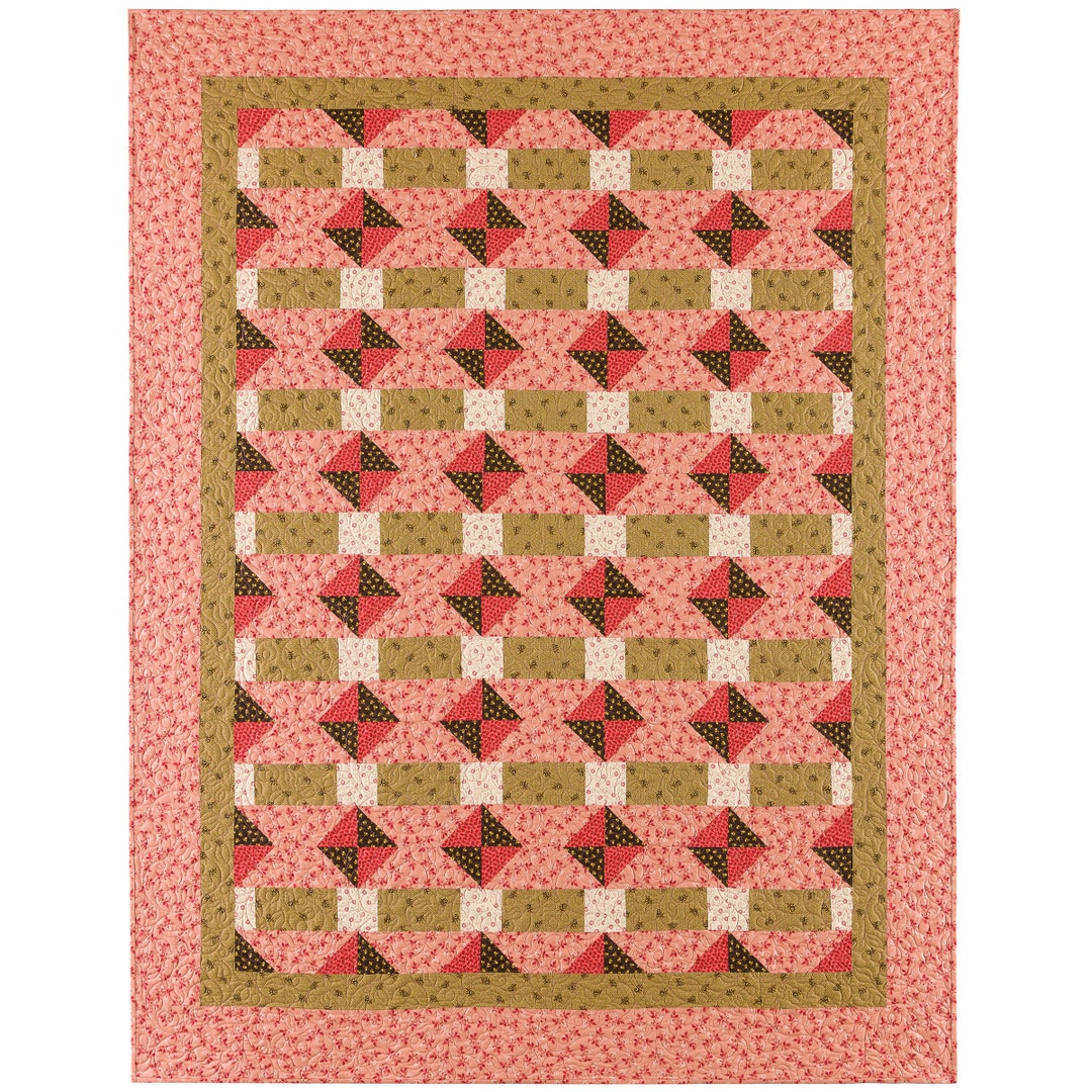 Spun Sugar Quilt Pattern - Reproduction Fabric - Retro Fabric Design ...